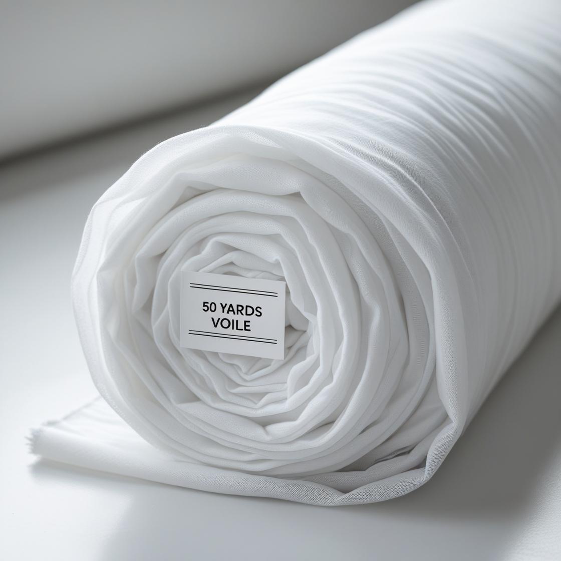 50 Yard Voile Fabric – 120” Wide Sheer Fabric | Free Shipping – New Star Fabrics