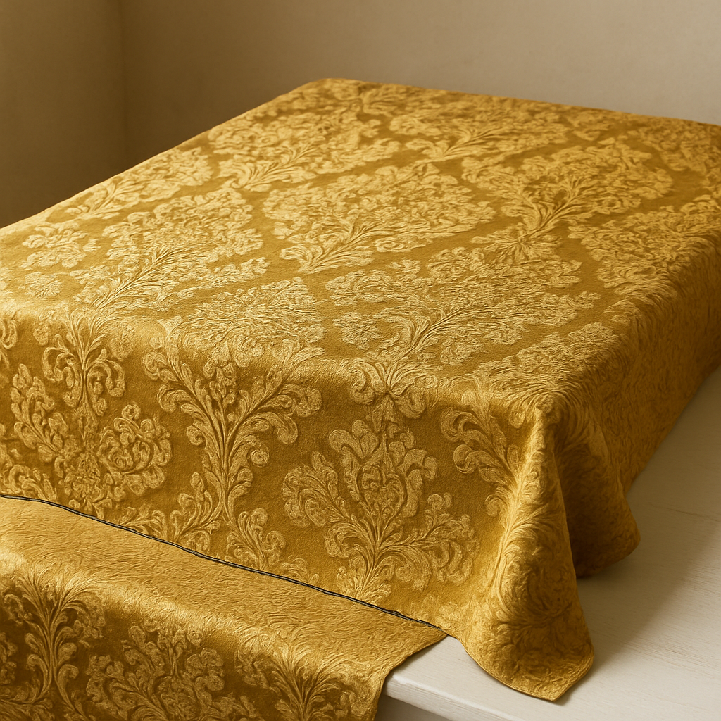 Luxurious Elegance: The Allure of Embossed Damask Velvet Fabric – New ...