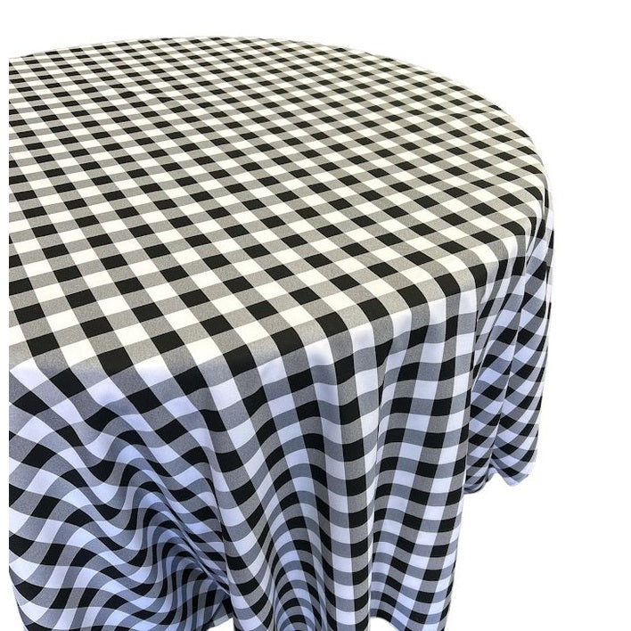 Checkered Plaid Tablecloth | Round Tablecloth | New Star Fabrics | New ...
