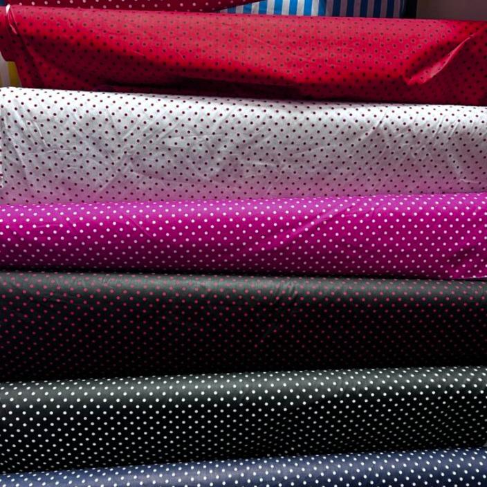 Small Polka Dot Poly Cotton Fabric 60 Inches Wide by the yard | New ...